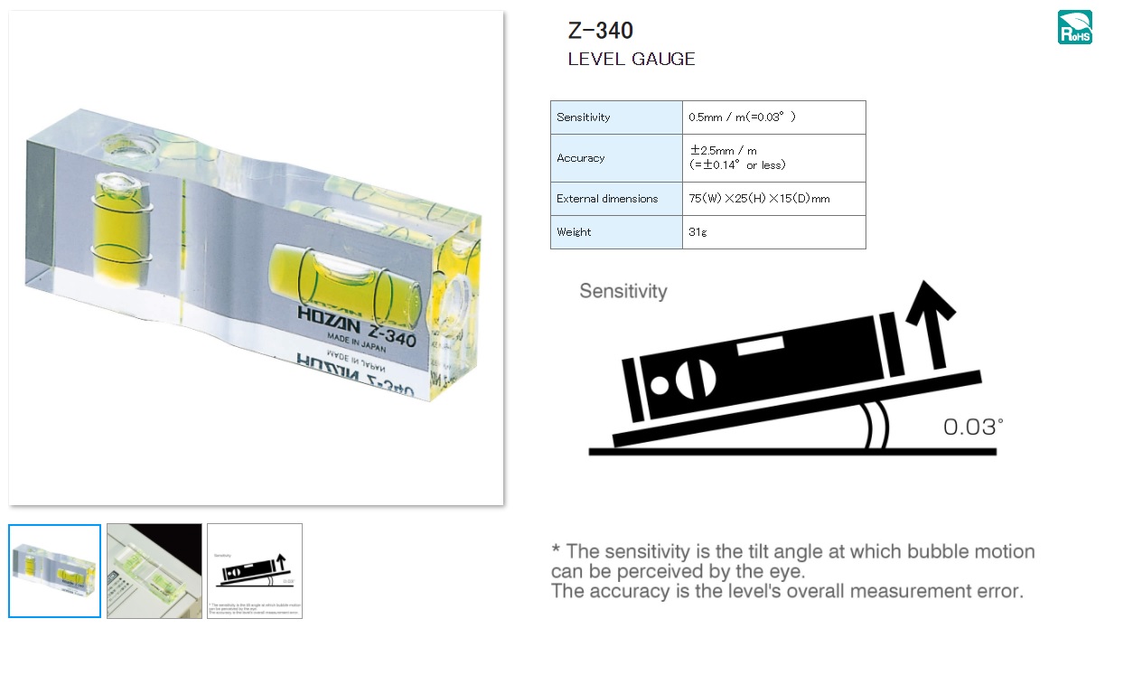 Ichiban Precision Sdn Bhd - Hozan - HOZAN LEVEL GAUGE